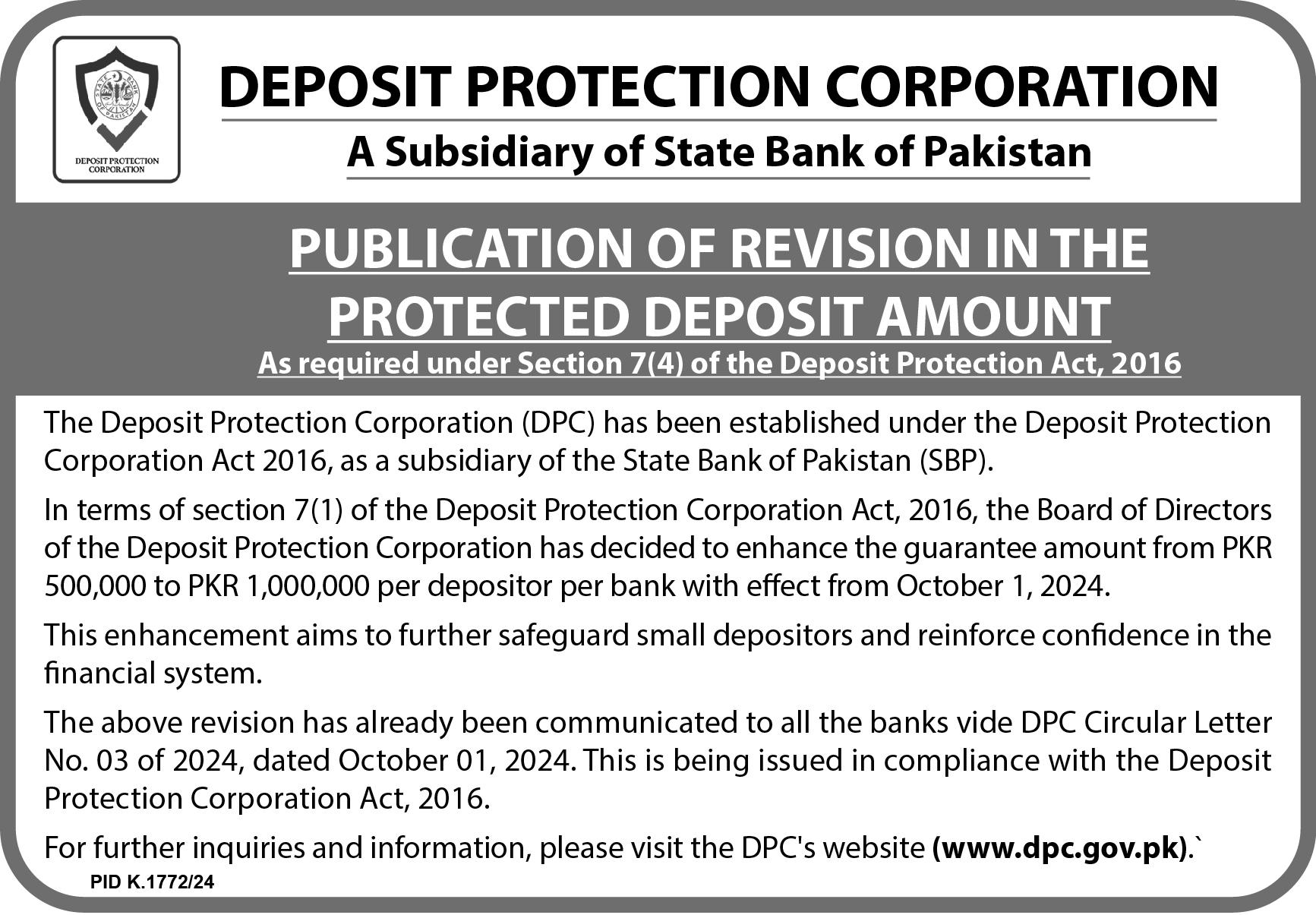 Deposit Protection Corporation